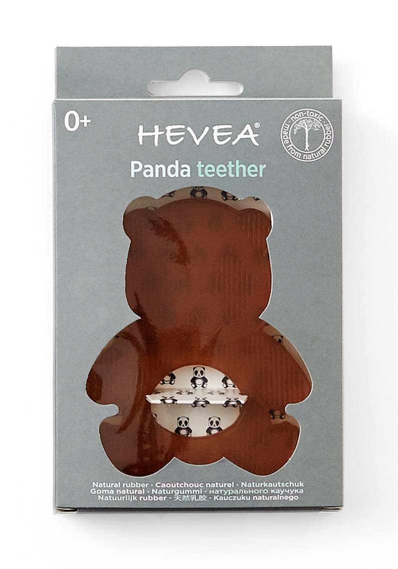 Natural rubber teether, Panda - Hevea - Little Snail