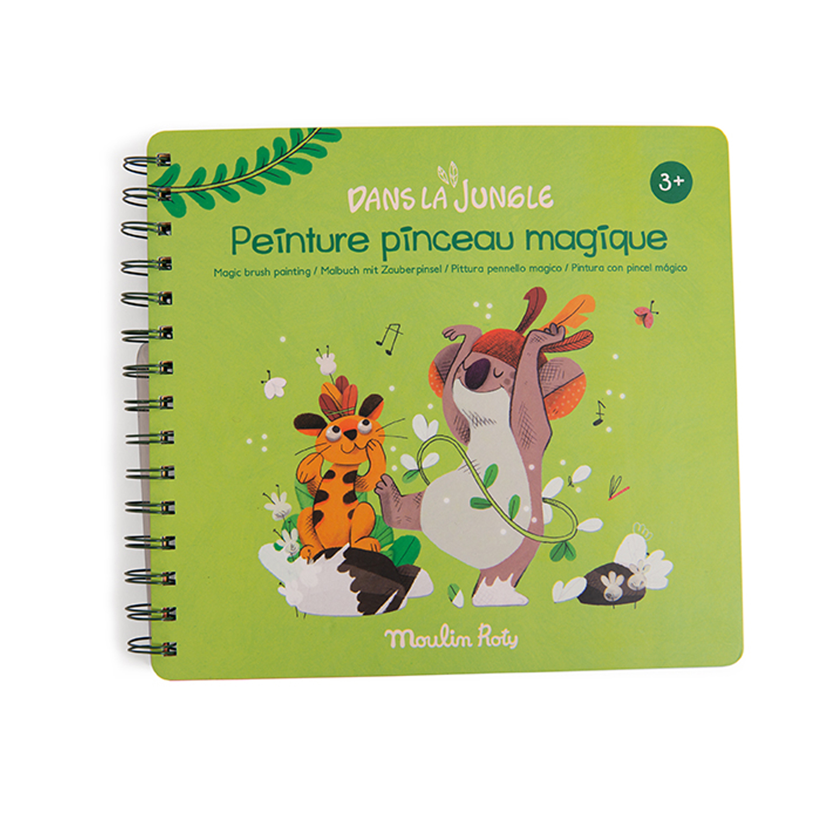 Dans la Jungle magic brush painting - Moulin Roty - Little Snail