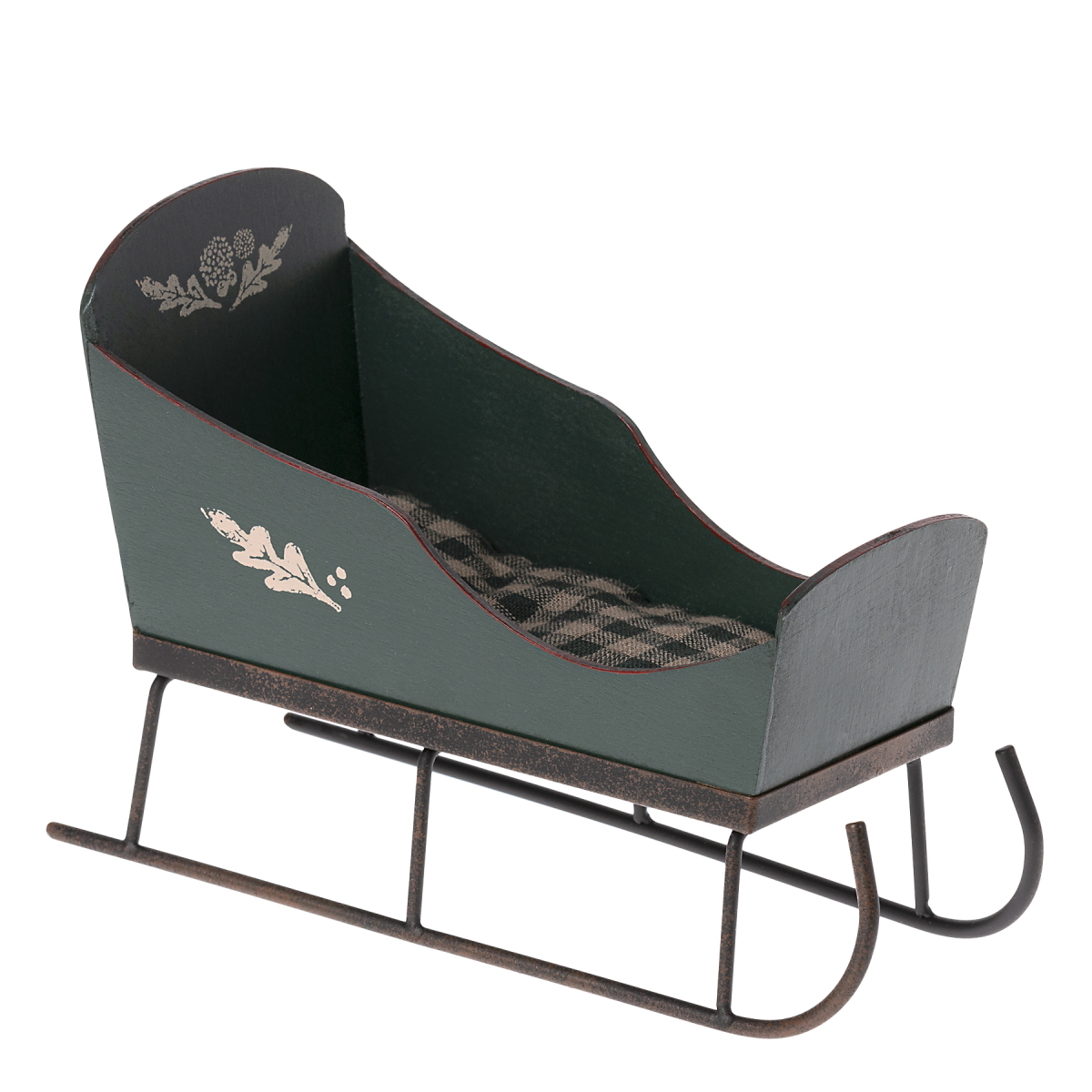 Sleigh for Pixy Mini (green) - Maileg - Little Snail