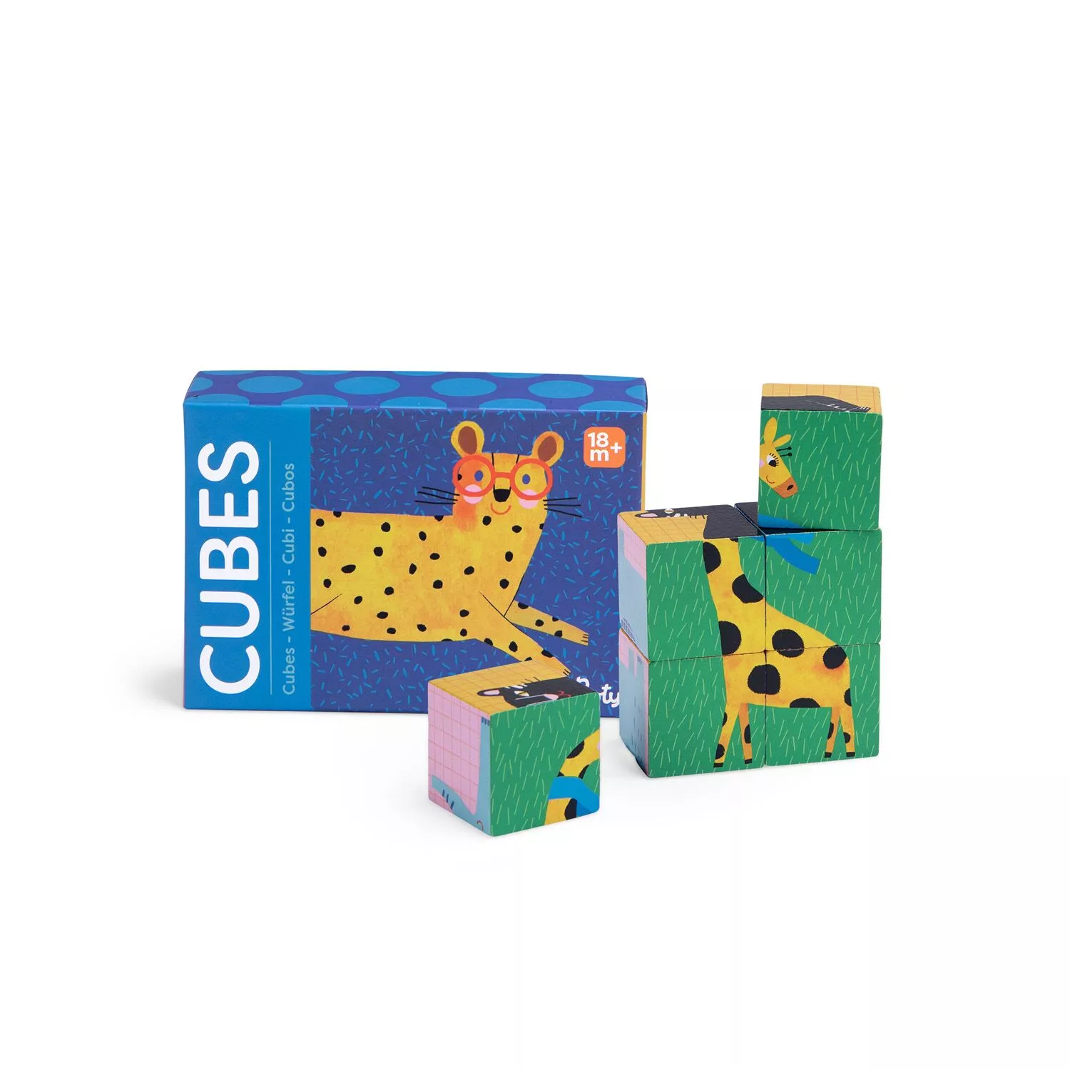 Les Toupitis 6 cubes puzzle - Little Snail